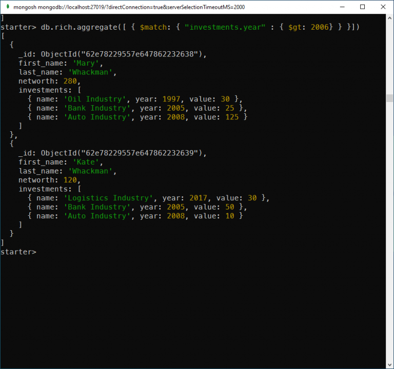 MongoDB Aggregation Framework Cheat Sheet - datmt
