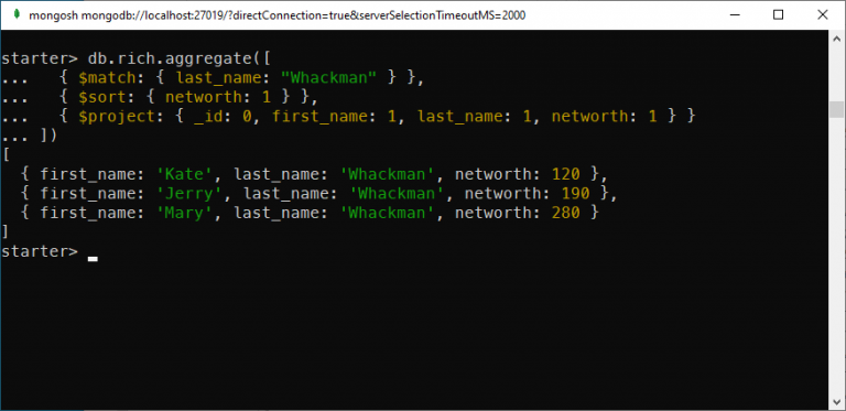 MongoDB Aggregation Framework Cheat Sheet - datmt