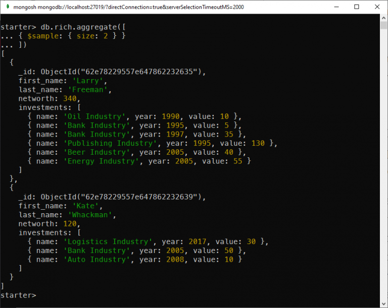 MongoDB Aggregation Framework Cheat Sheet - datmt