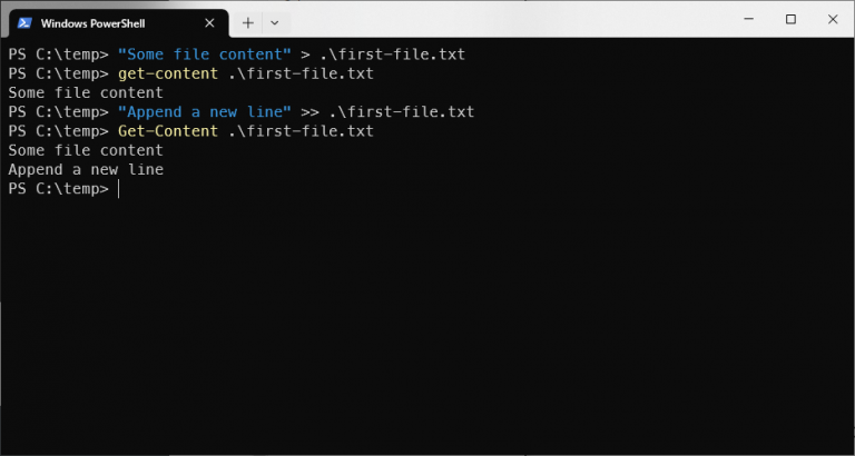 Windows PowerShell Cheat Sheet - datmt
