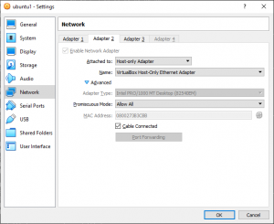 How To Enable IPv4 on VirtualBox Host Only Network - datmt