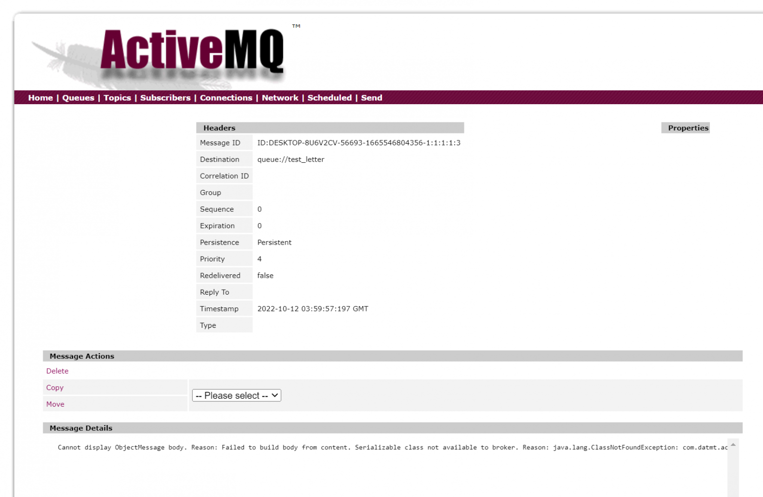 ActiveMQ and Spring Boot Message queue Tutorial (w/ Examples) - datmt