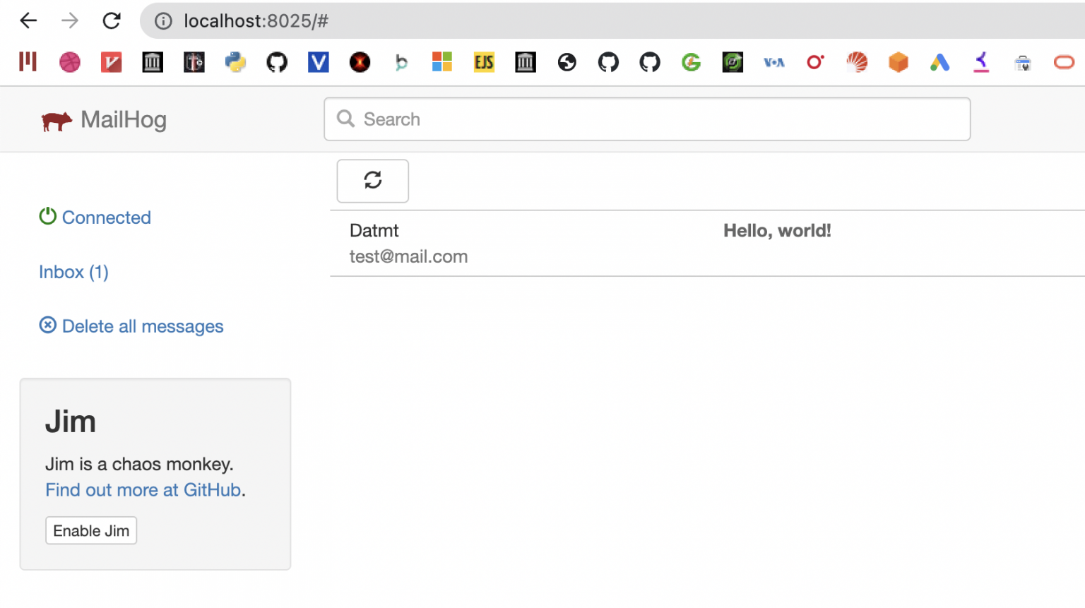 Test Email Sending With MailHog In Spring - datmt
