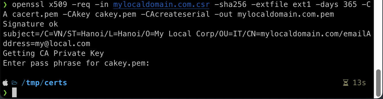 How To Generate Ca And Self Signed Ssl Certificate For Your Website Datmt