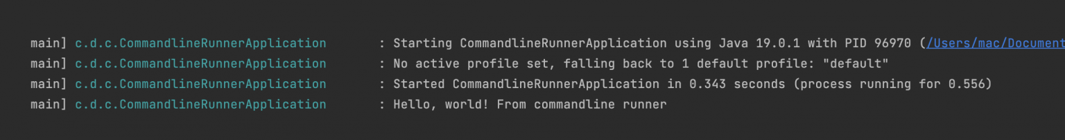 Spring Boot Commandline Runner Tutorial Datmt