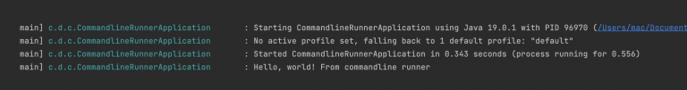 Spring Boot Commandline Runner Tutorial Datmt