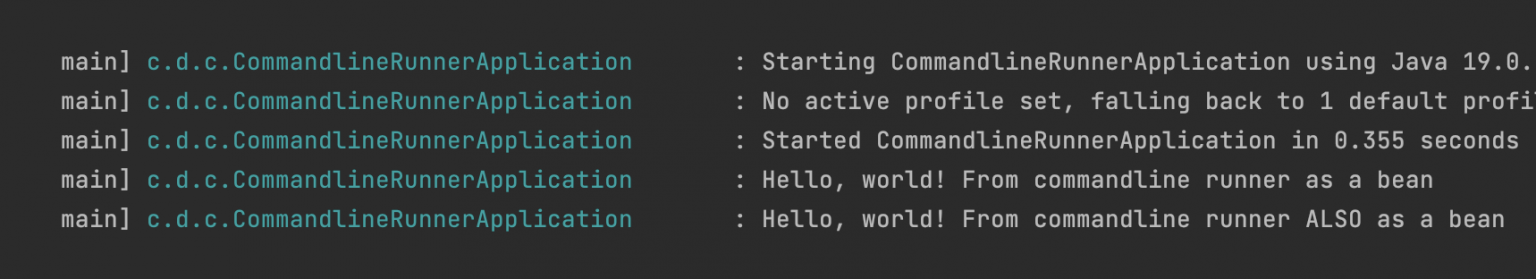 Spring Boot Commandline Runner Tutorial Datmt