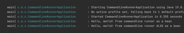 Spring Boot Commandline Runner Tutorial Datmt