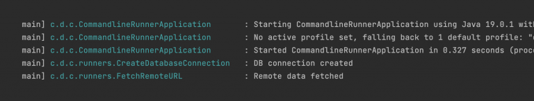 Spring Boot Commandline Runner Tutorial - datmt
