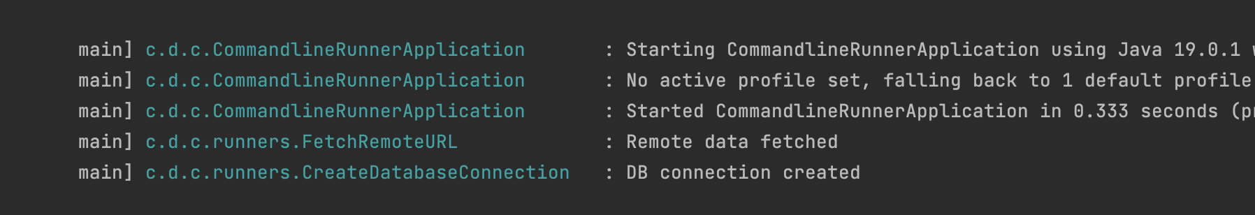 Spring Boot Commandline Runner Tutorial Datmt