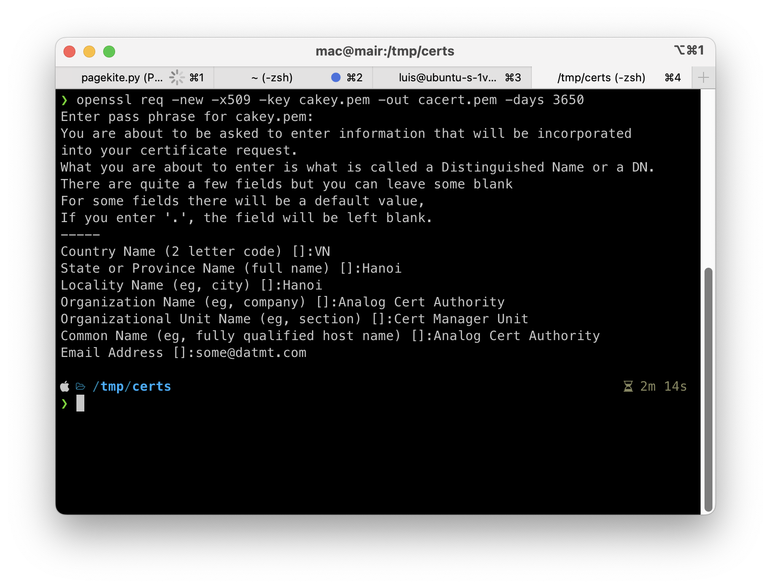 How To Generate Ca And Self Signed Ssl Certificate For Your Website Datmt 7459