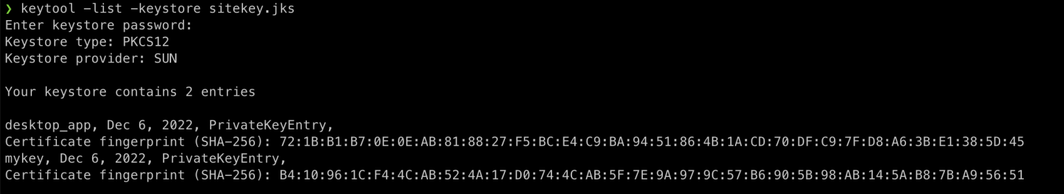 Introduction To The Keytool Utility In Java Datmt