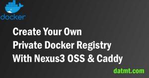 Create Your Own Private Docker Registry With Nexus3 OSS & Caddy - datmt