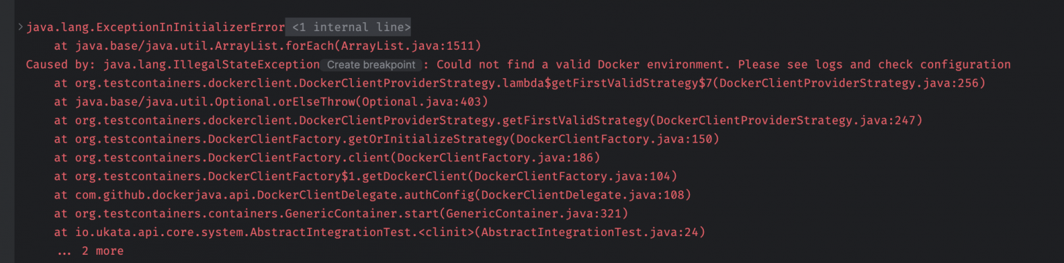 Fix Cloud Not Find A Valid Docker Environment Testcontainers Datmt
